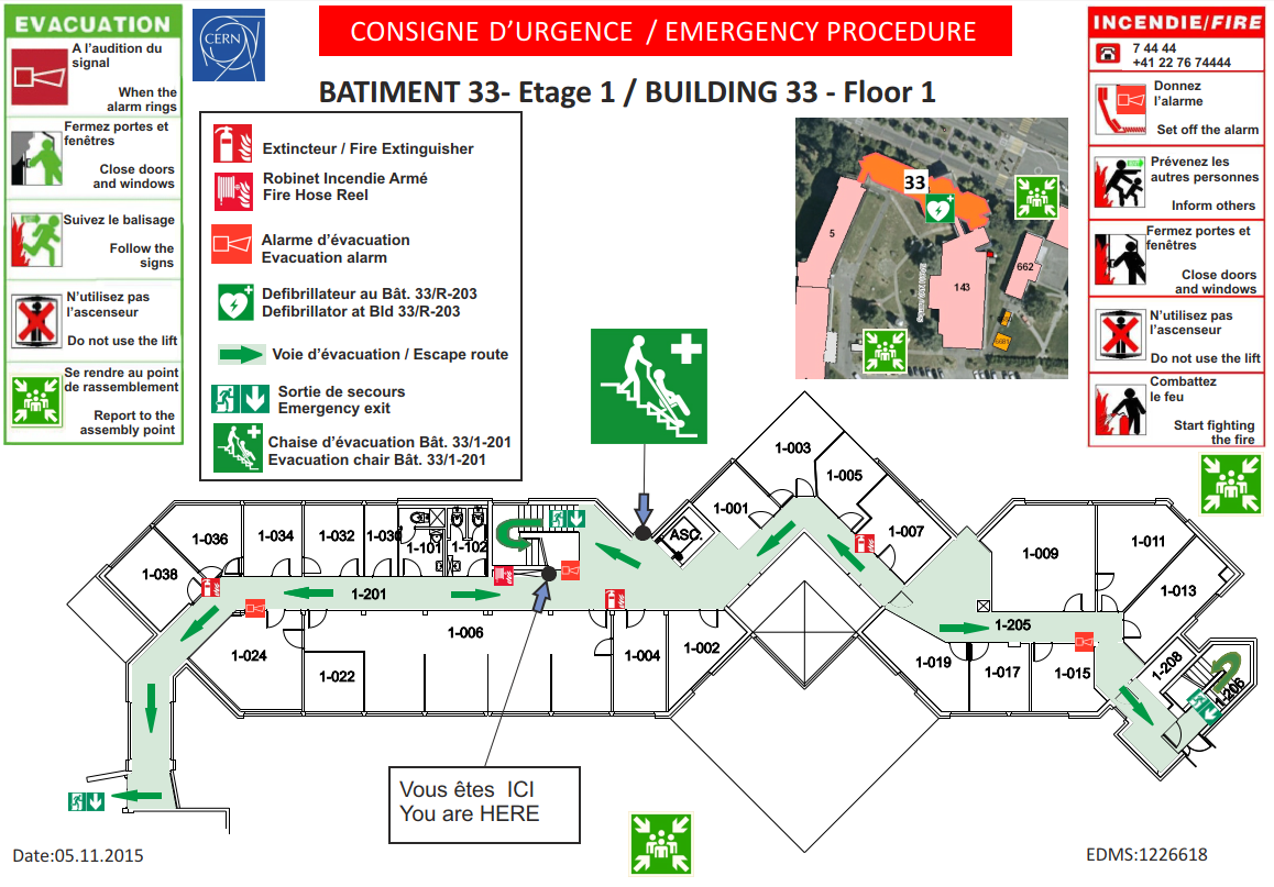 Plans d'évacuation & points de rassemblement | Ressources humaines